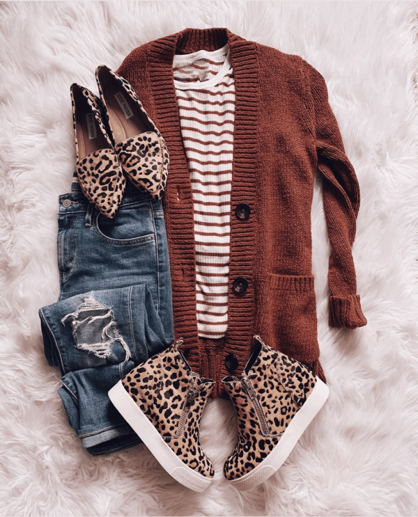 12 Casual Cardigan Outfit Ideas For Fall & Winter