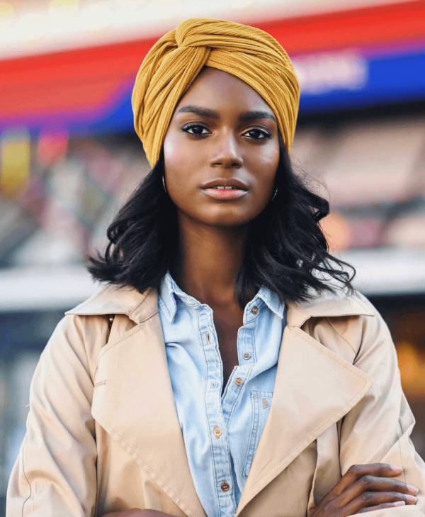 20 Beautiful Hair Scarf Styles
