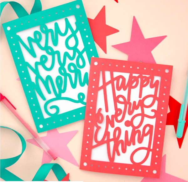 50 DIY Christmas Cards Your Friends & Family Will Love